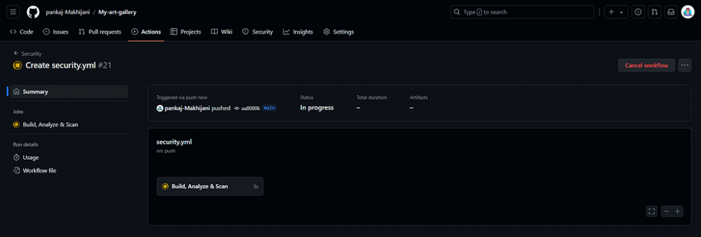 Automate Code Quality And Security Checks Using Github Actions With Sonarqube And Zap Pankaj